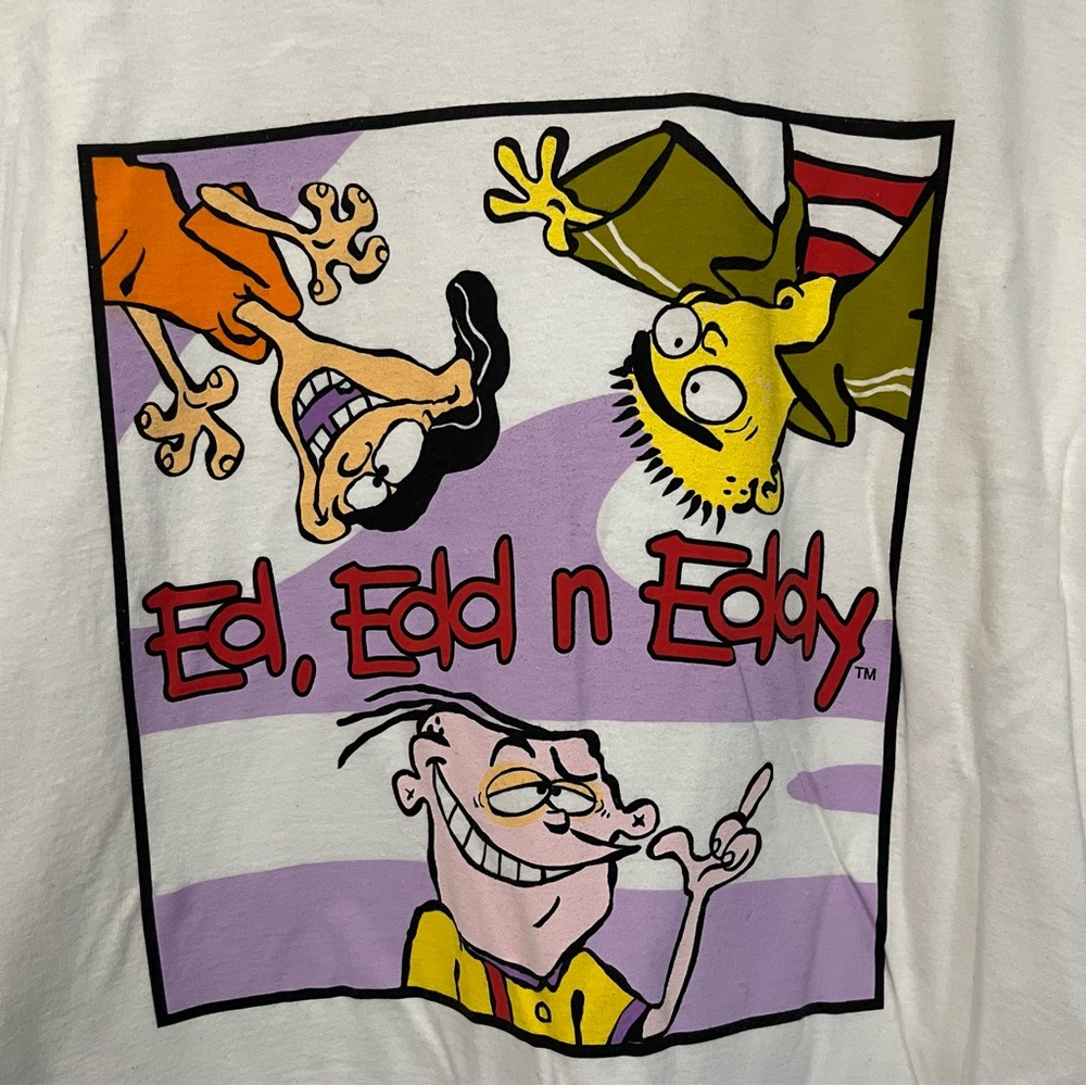 Ed Edd N Eddy Cartoon Network T Shirt White Graphic T… - Gem